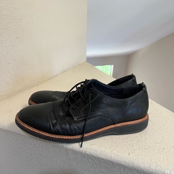 Cole Haan | Shoes | Cole Haan Briscoe Men Oxford Black Leather Lace Up ...